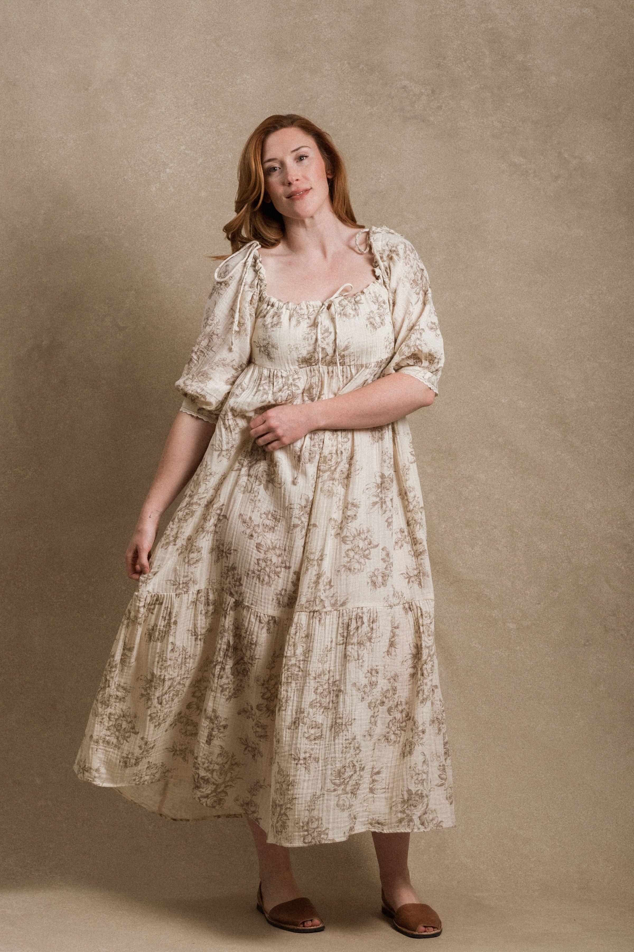 Harmony Dress - Cream Floral – Neuflora