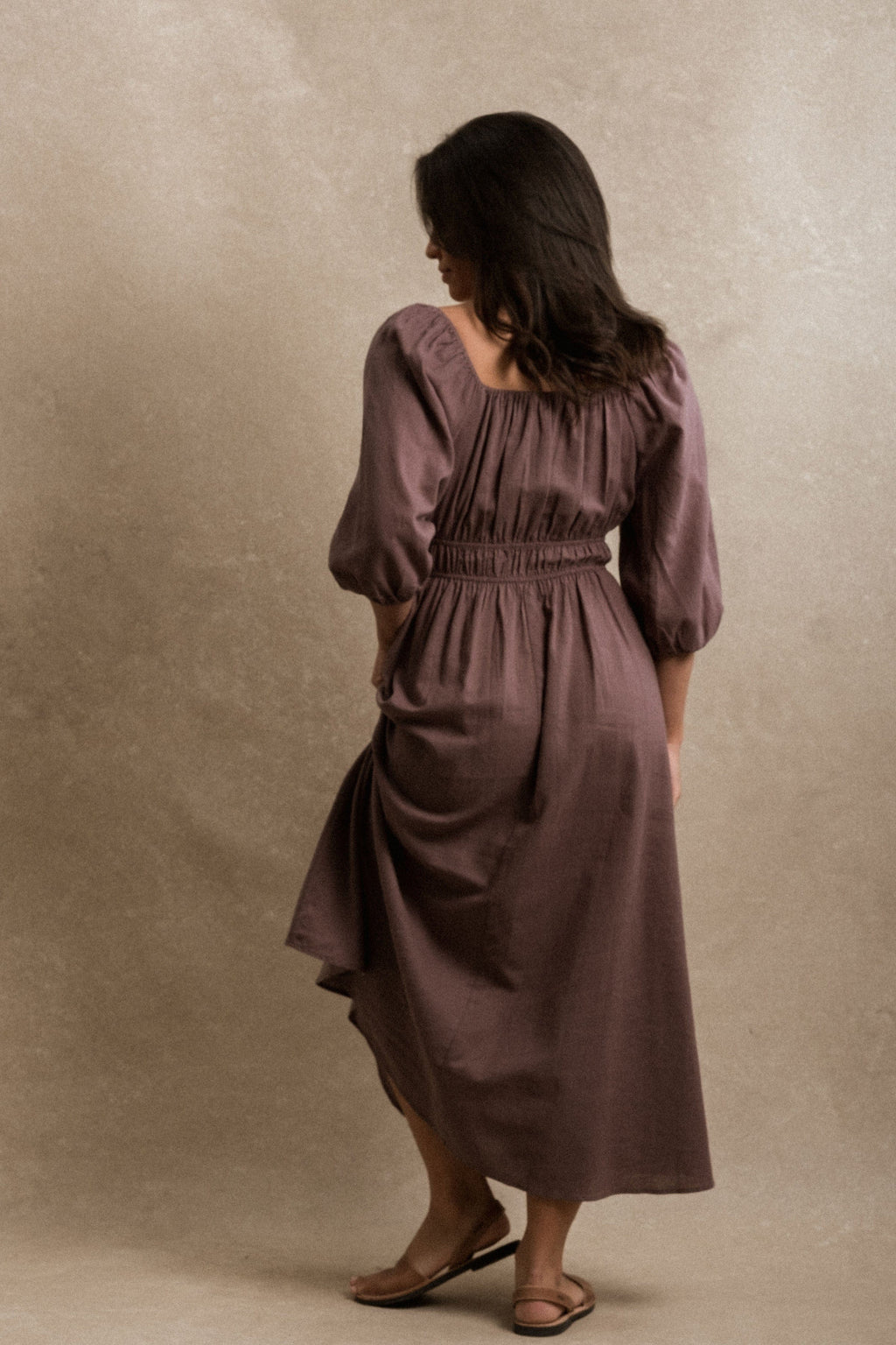 Fulton Dress - Dusty Fig – Neuflora